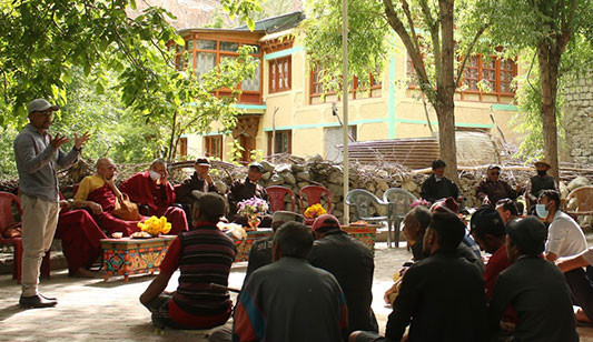 Ladakh Buddhist Association Leh Ladakh!